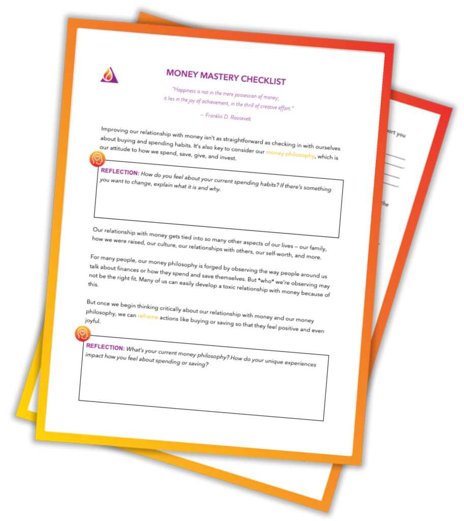 Money Mastery Checklist - Kykeon Coaching